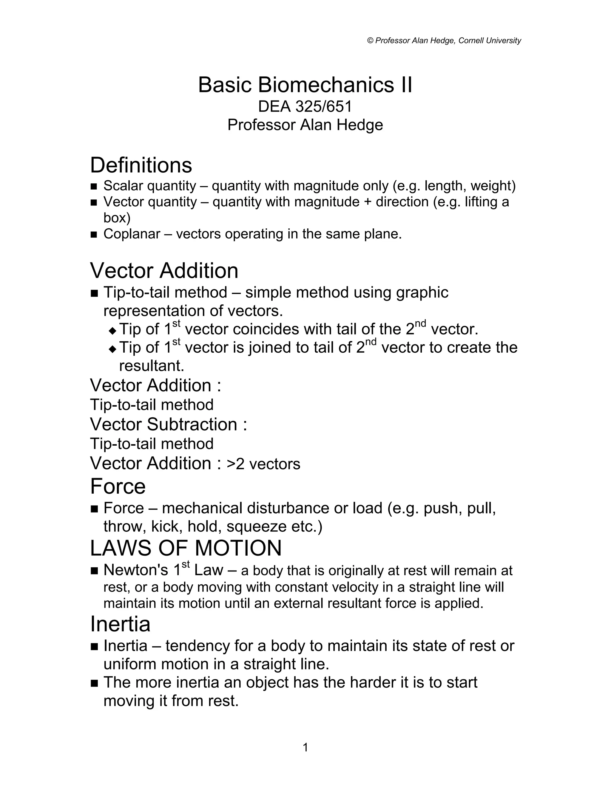 Biomechanics ii | PDF
