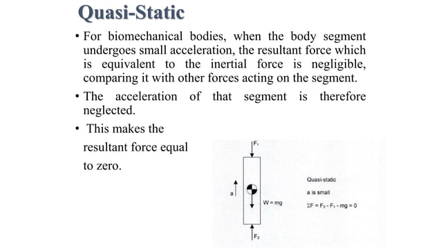 Biomechanics III- link segment module .. | PPT