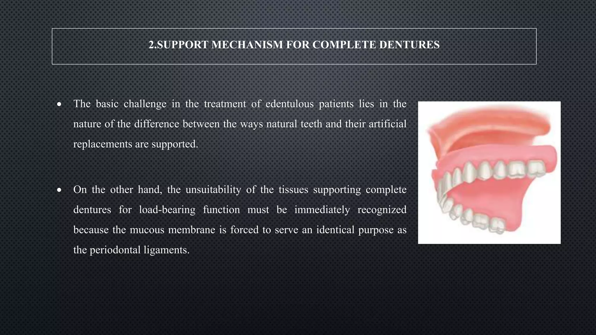 Biomechanics in edentulous state | PPTX