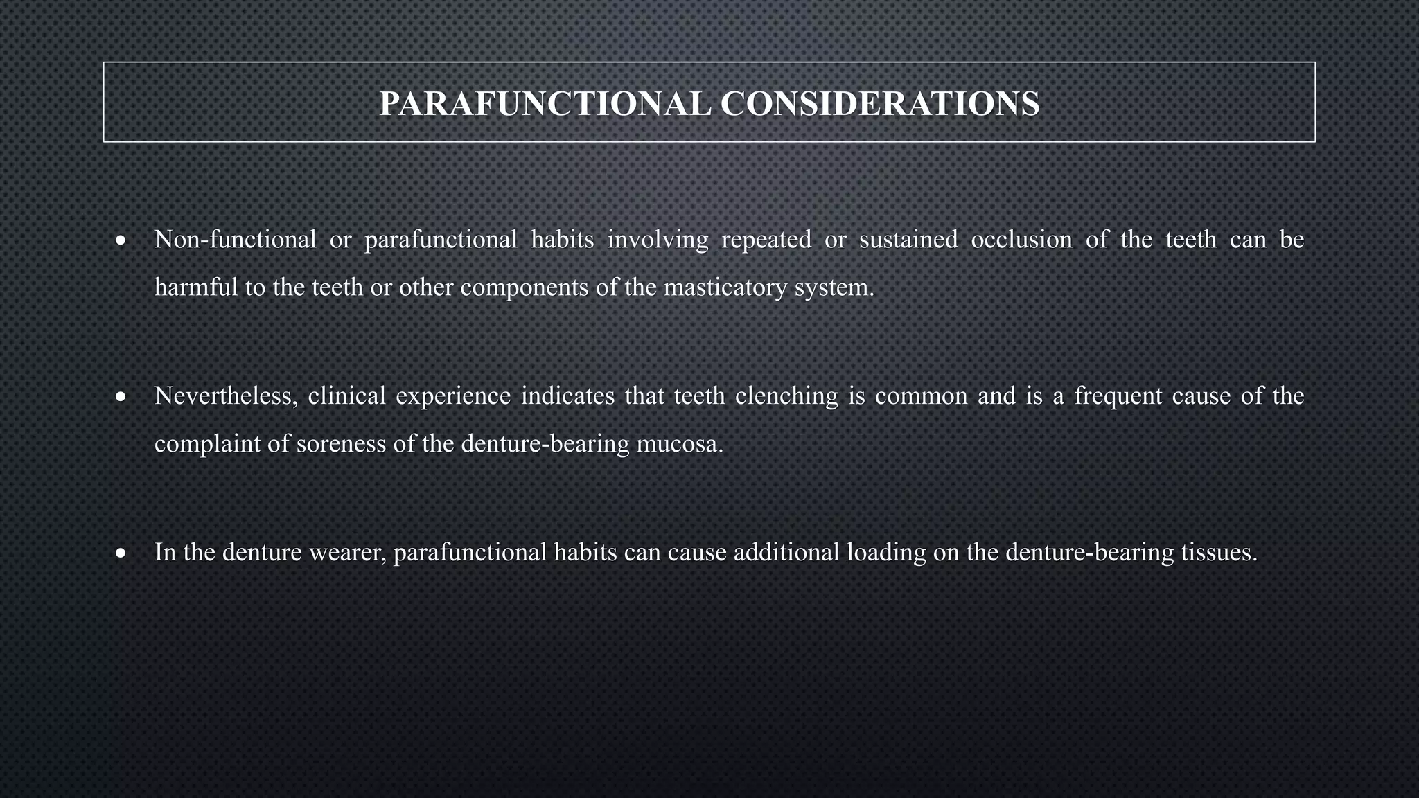 Biomechanics in edentulous state | PPTX