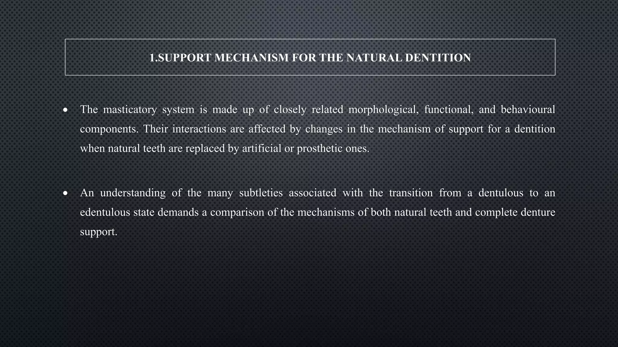 Biomechanics in edentulous state | PPTX