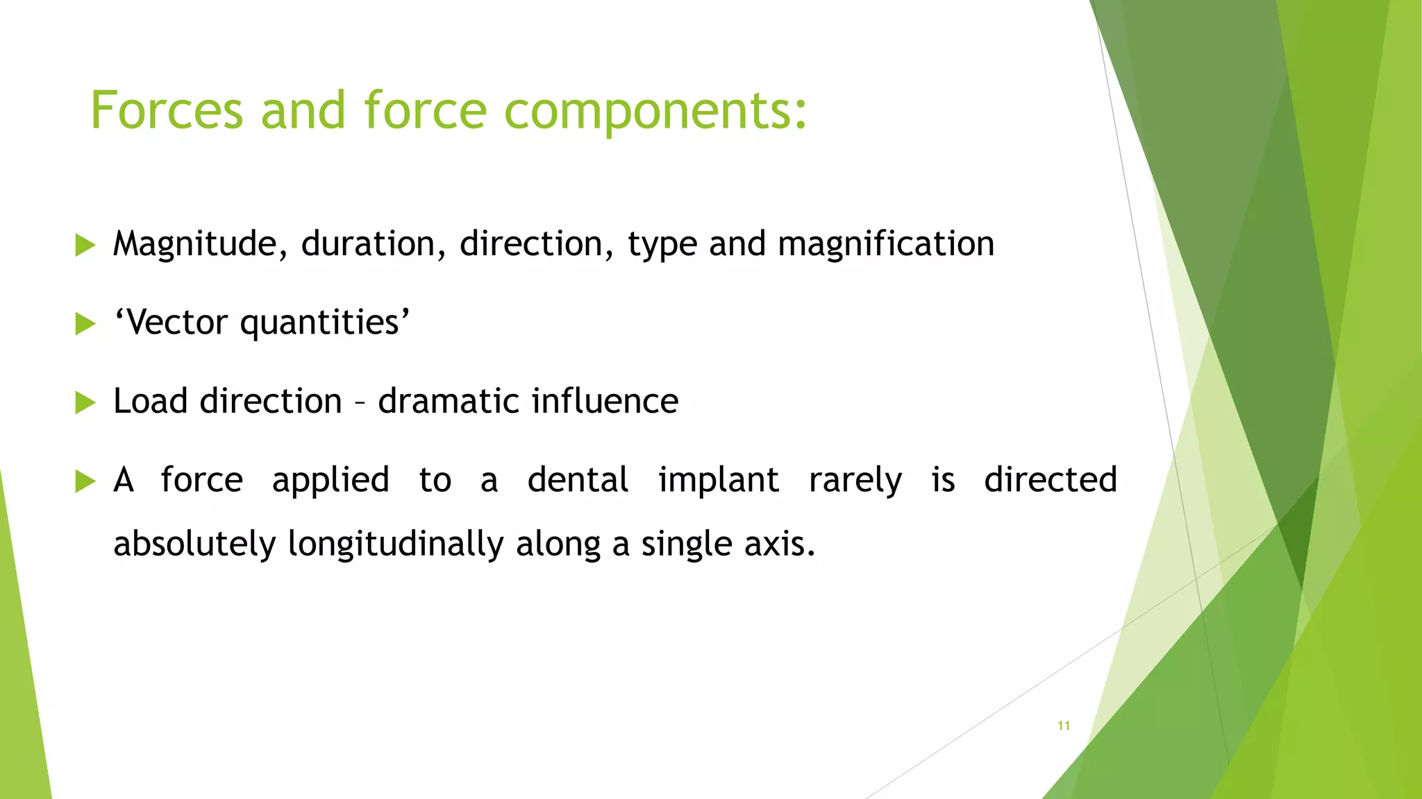 Biomechanics in implantology | PPTX