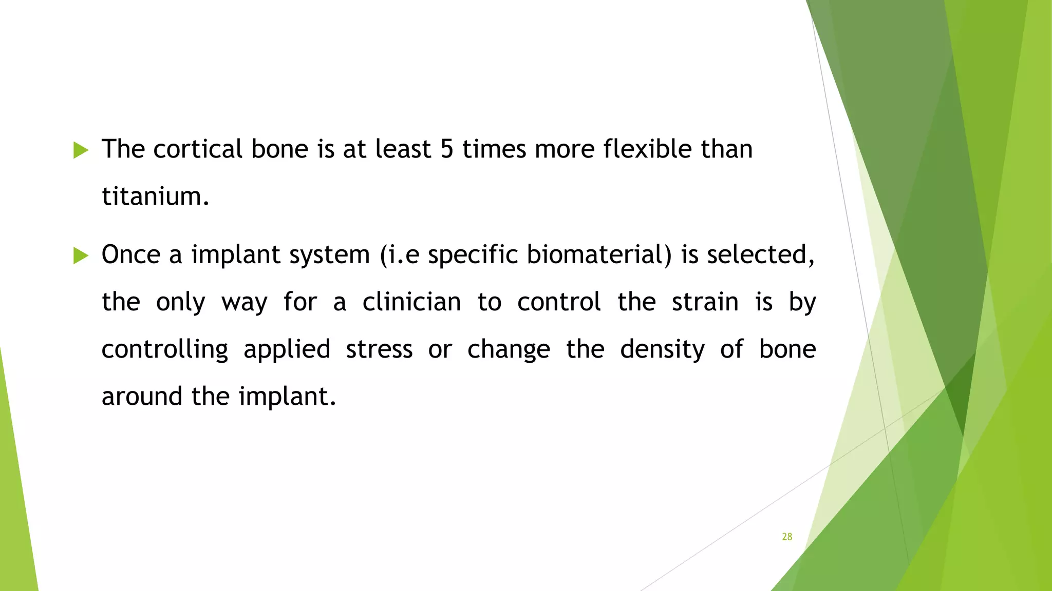 Biomechanics in implantology | PPTX