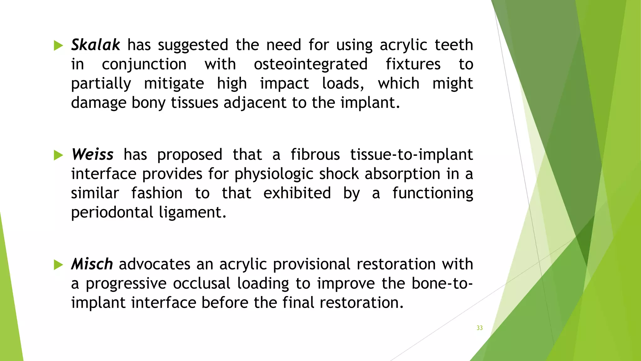 Biomechanics in implantology | PPTX