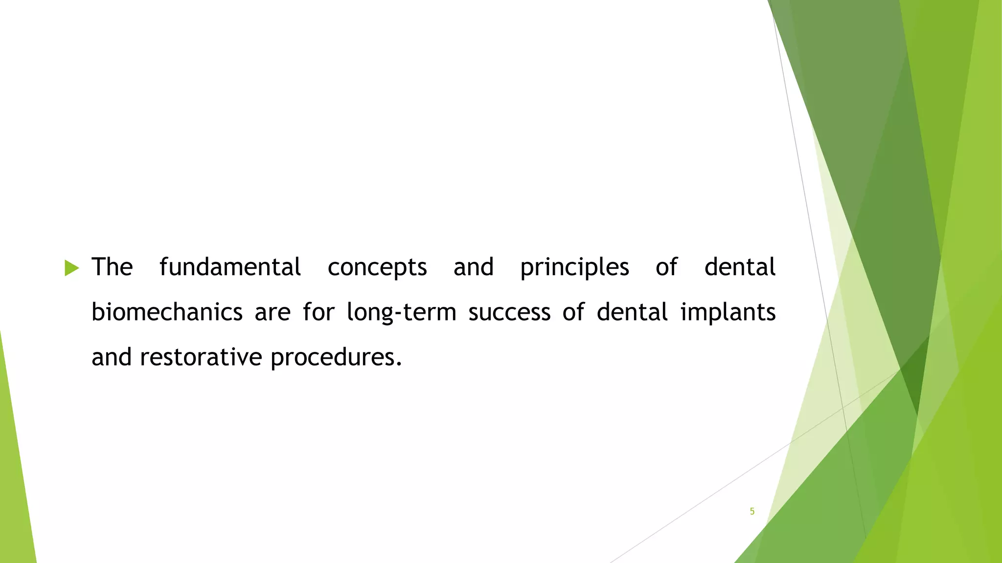 Biomechanics in implantology | PPTX