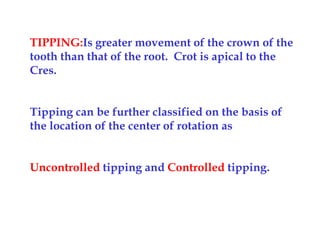 Biomechanics in Orthodontics | PPT