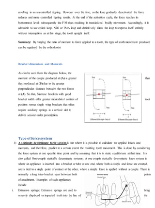 Biomechanics in orthodontics by almuzian | DOCX