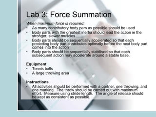 Biomechanics labs | PPT