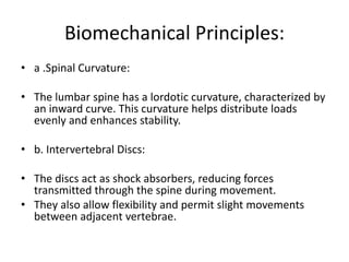 BIOMECHANICS LUMBER SPINE.pptx