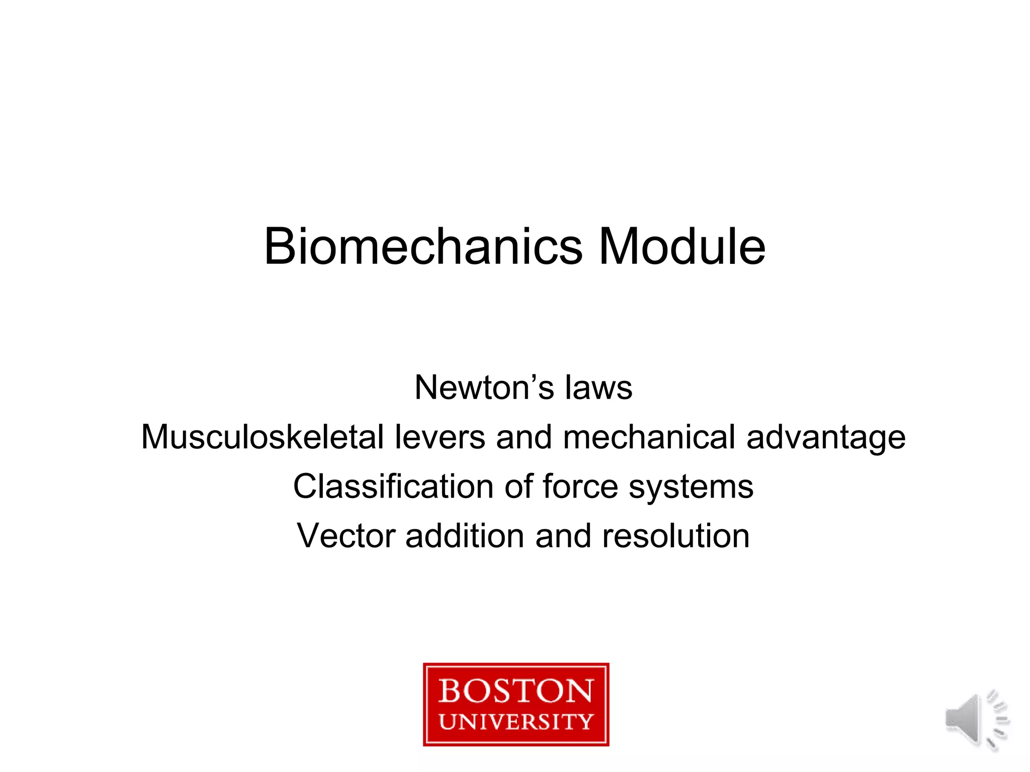 Biomechanics module full | PPSX