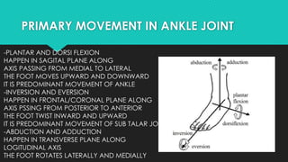 BIOMECHANICS OF ANKLE with gait phase.pptx