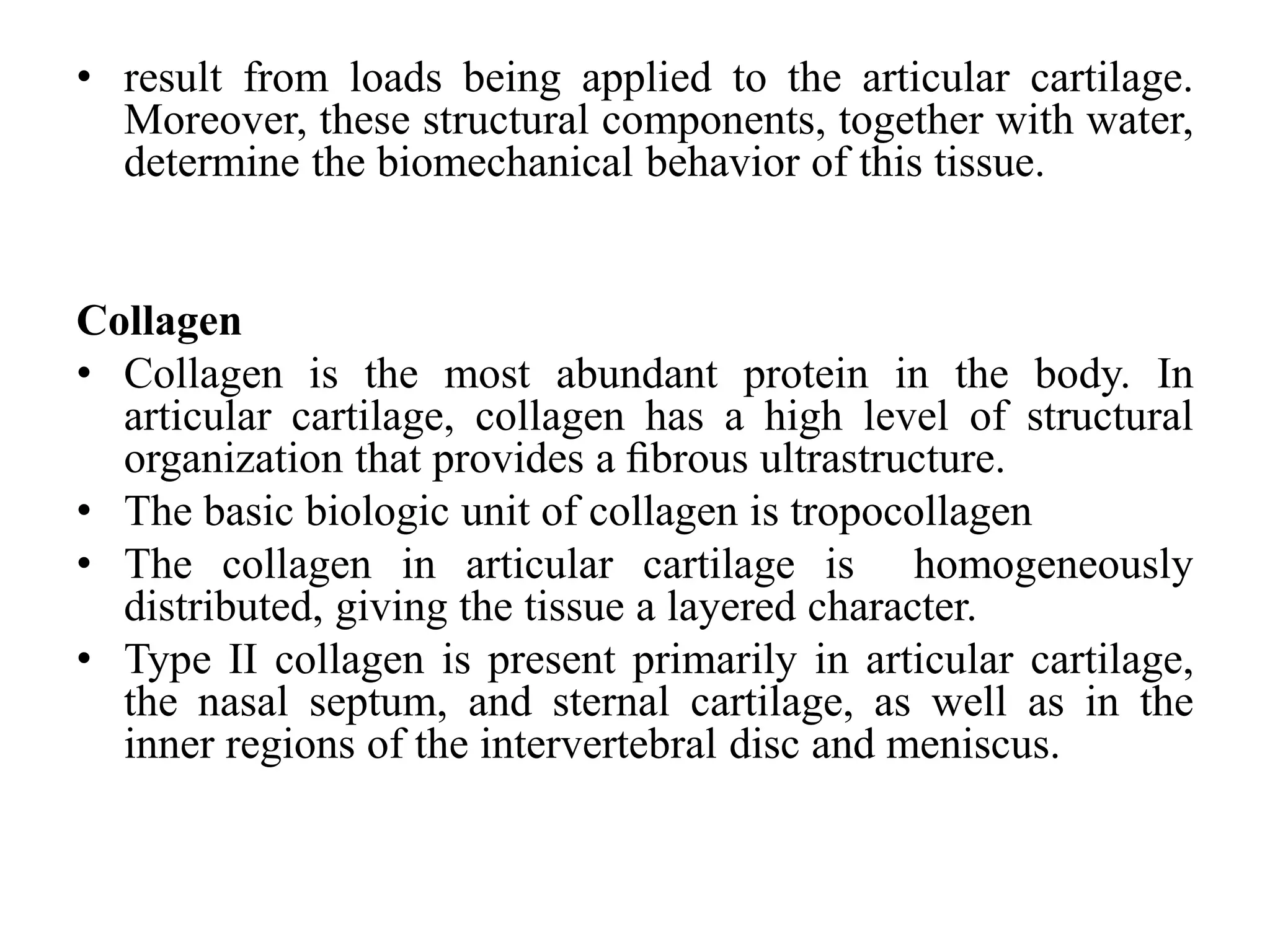 Biomechanics of articular cartilage | PPTX