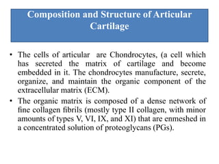 Biomechanics of articular cartilage | PPTX