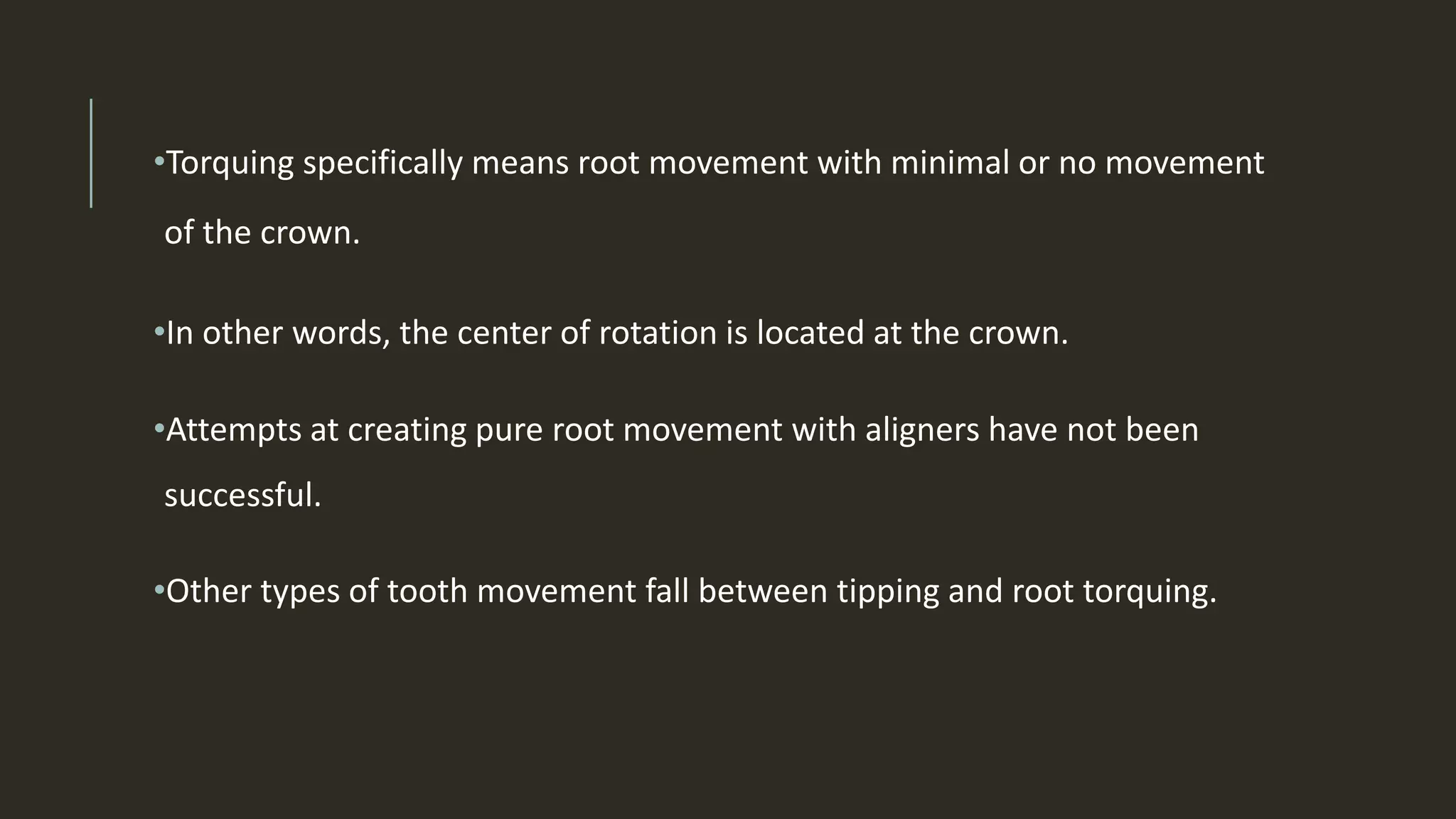 Biomechanics of clear aligners | PPTX