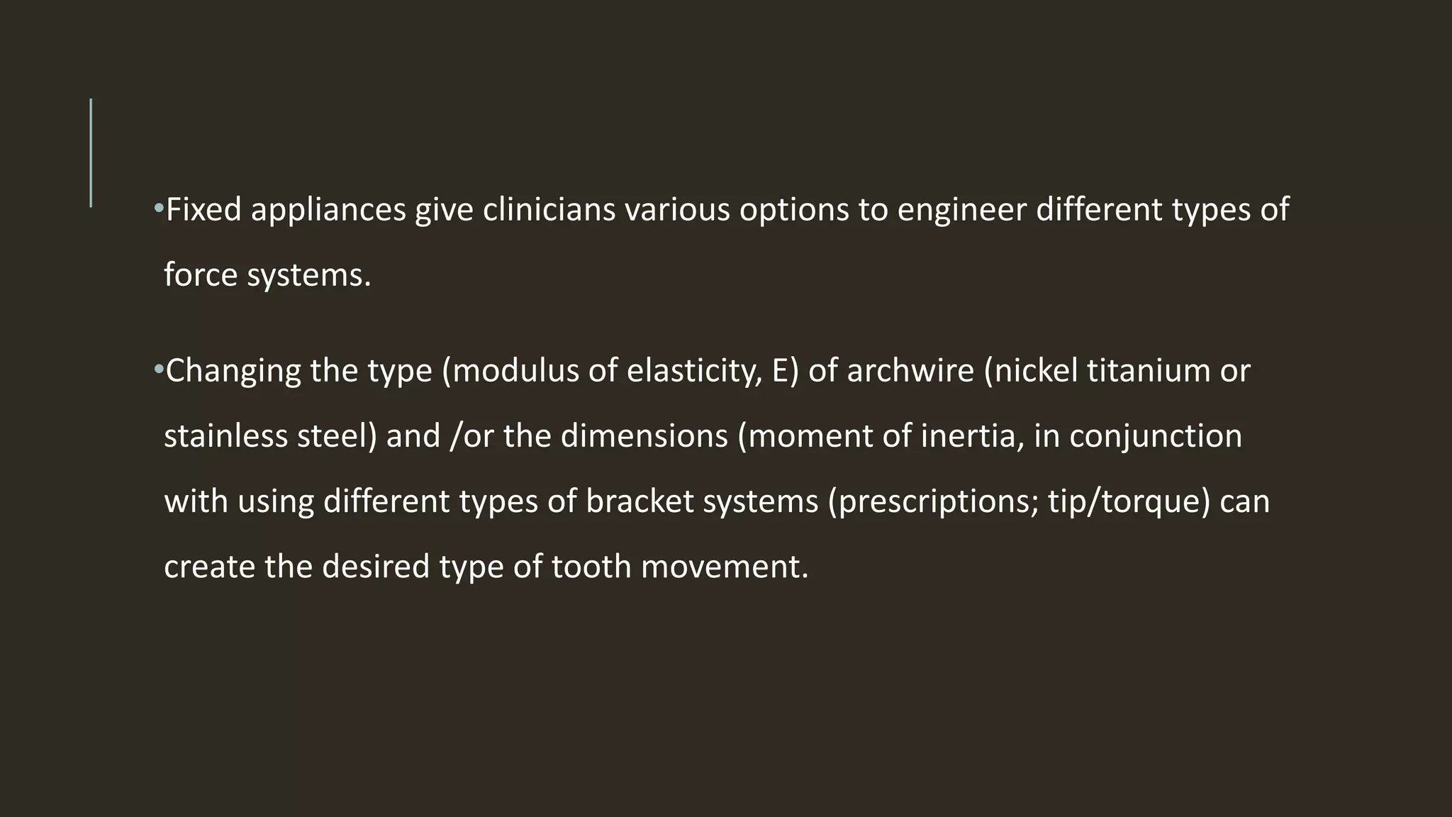 Biomechanics of clear aligners | PPTX