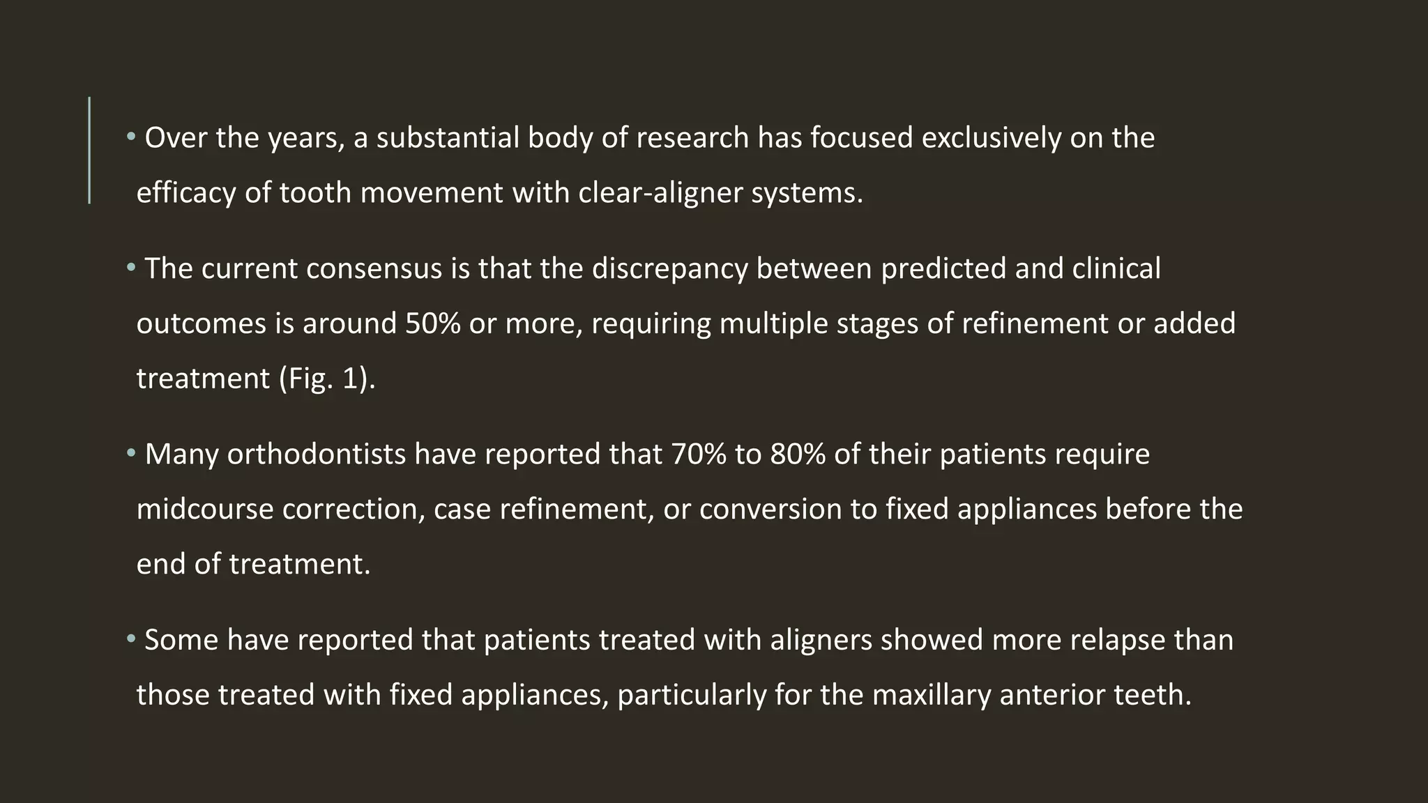 Biomechanics of clear aligners | PPTX