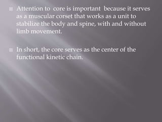Biomechanics of core muscles | PPTX