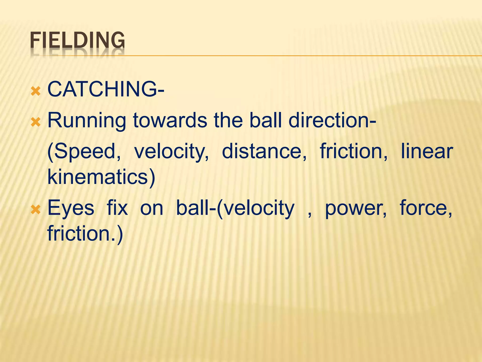 Biomechanics of cricket | PPTX