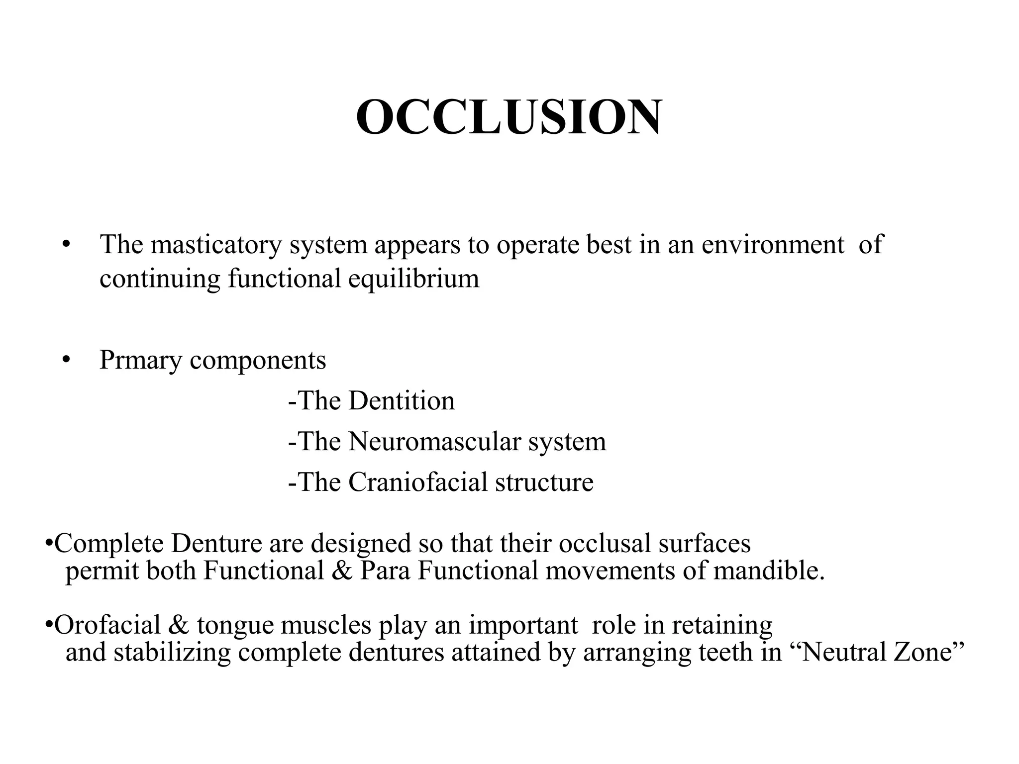 Biomechanics of Edentulous State | PPTX
