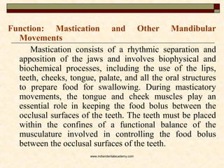 Biomechanics of edentulous state / oral surgery courses | PPT