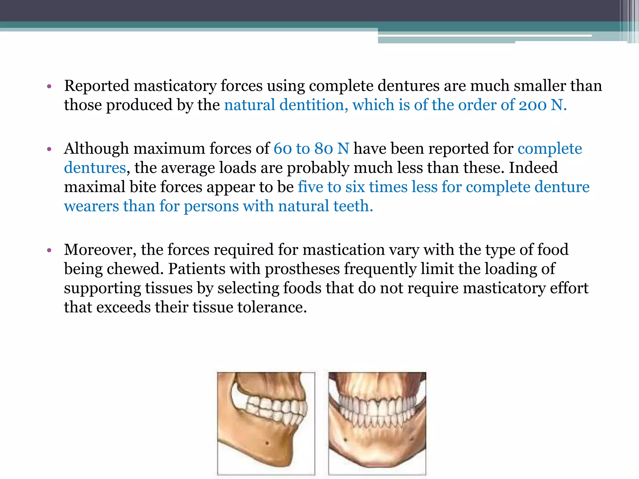 Biomechanics of edentulous state | PPTX