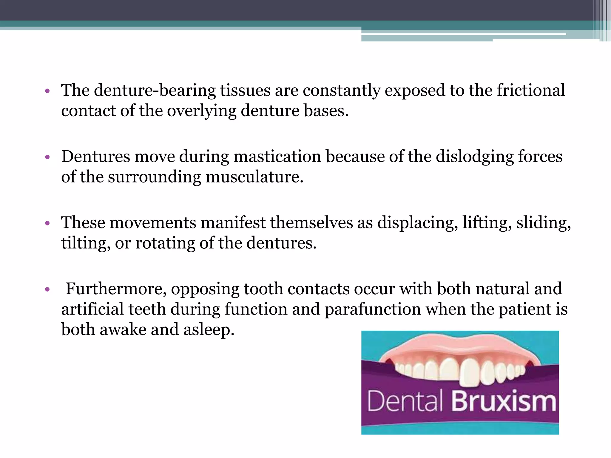 Biomechanics of edentulous state | PPTX