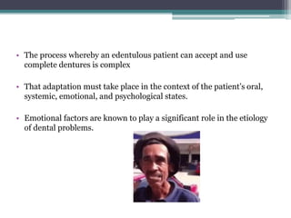 Biomechanics of edentulous state | PPTX