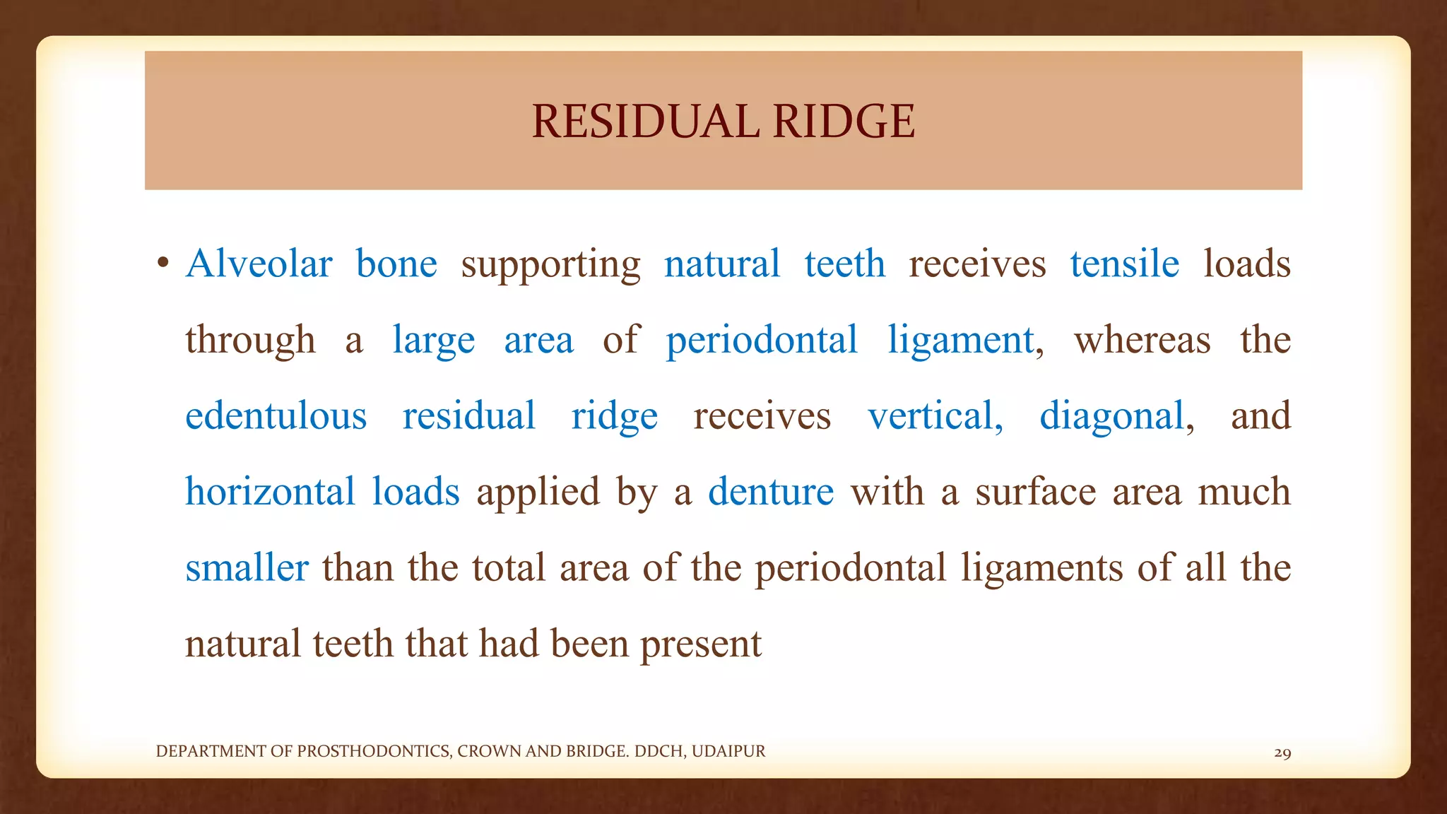 Biomechanics of edentulous state new | PPTX