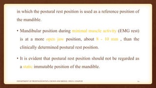 Biomechanics of edentulous state new | PPTX