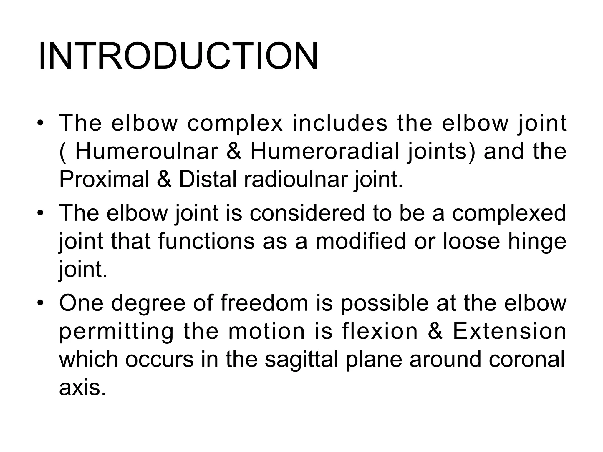 Biomechanics of elbow joint | PDF