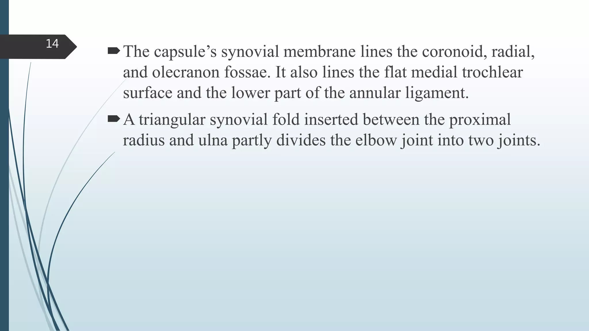 Biomechanics of elbow joint | PPTX