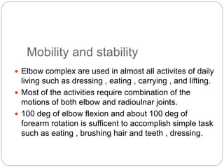 Biomechanics of elbow complex Dr Gurjant Singh.pptx