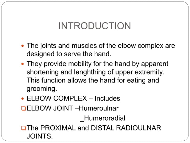 Biomechanics of elbow complex Dr Gurjant Singh.pptx | Death, Injury, or ...