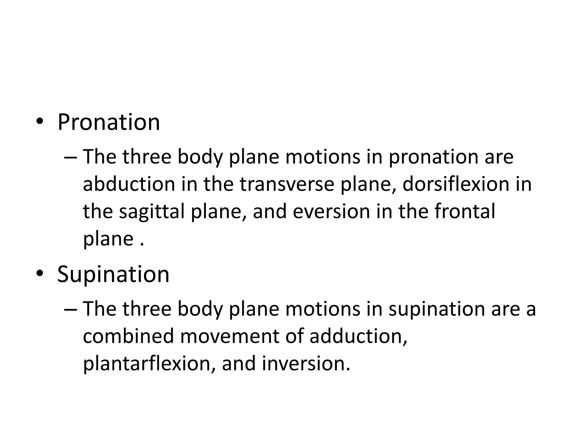 Biomechanics of foot | PDF