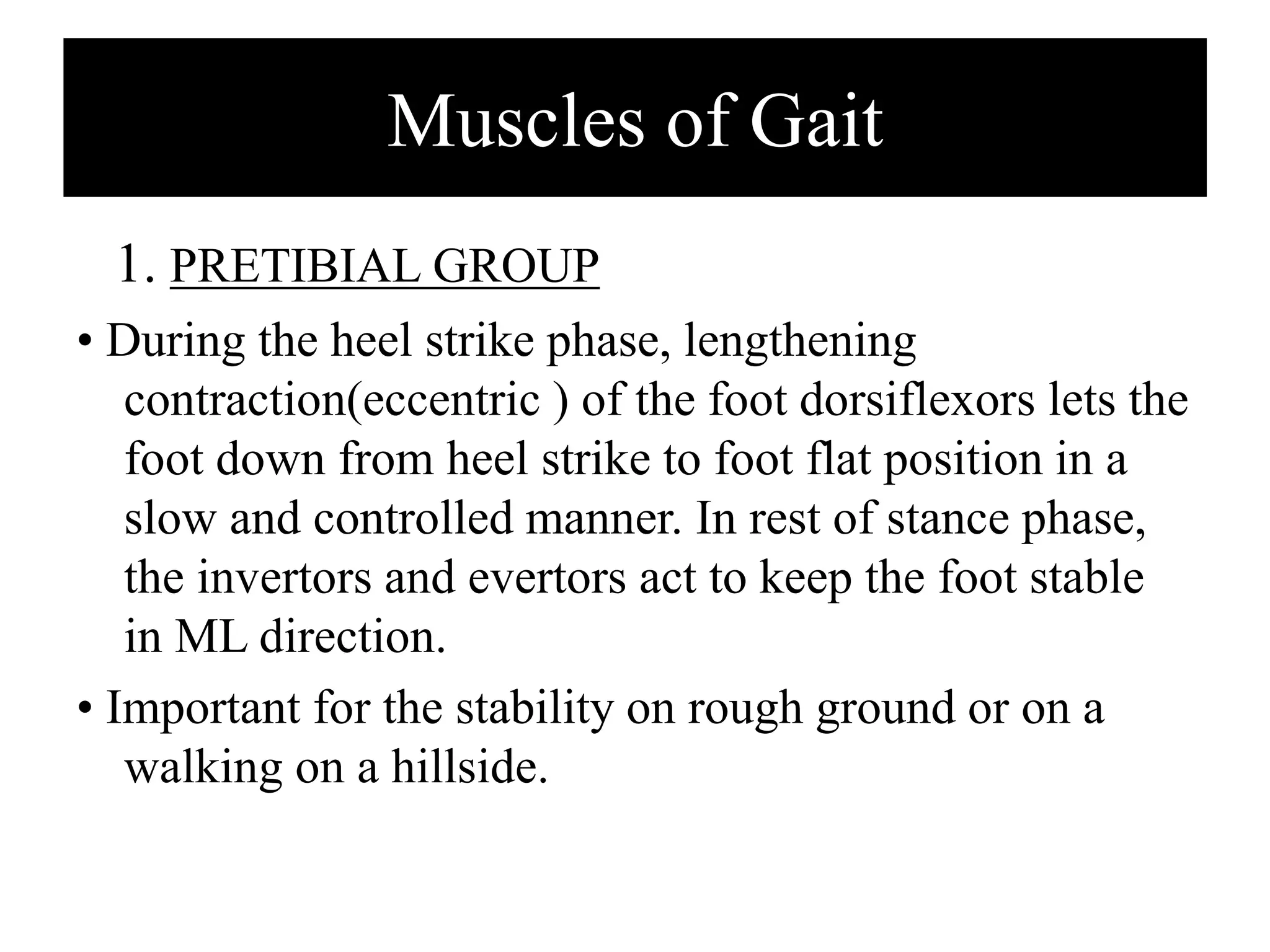 Biomechanics of Gait, Posture and ADL | PPTX