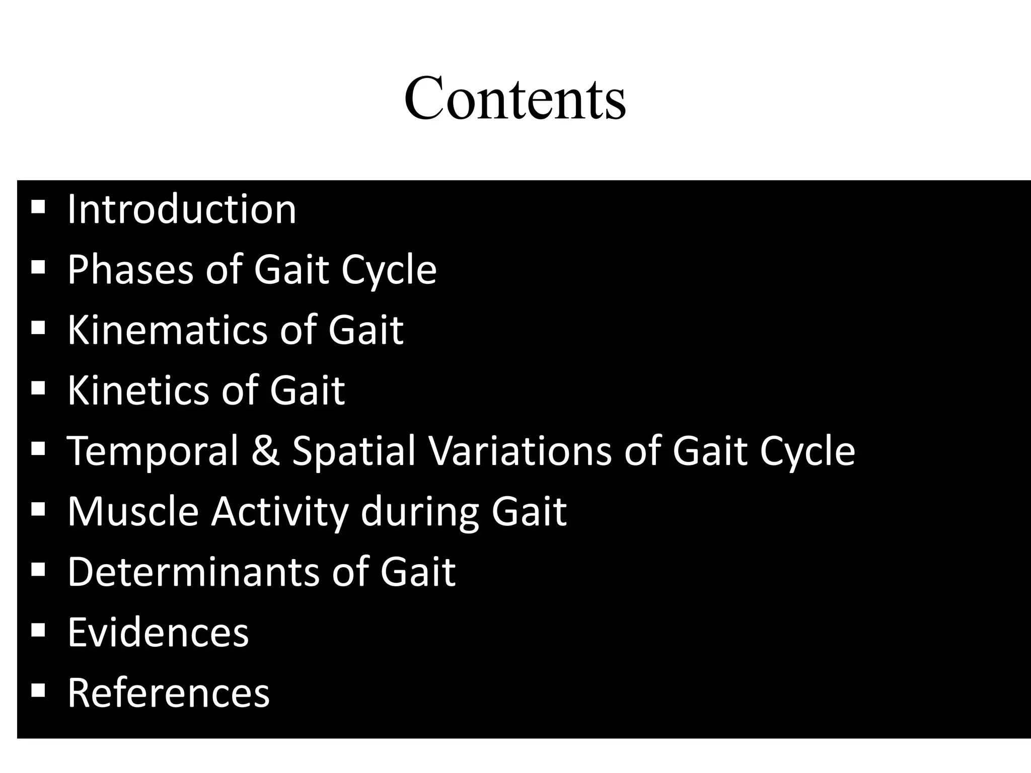 Biomechanics of Gait, Posture and ADL | PPTX