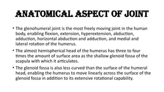 BIOMECHANICS & KINESIOLOGY OF GLENOHUMERAL JOINT.pptx