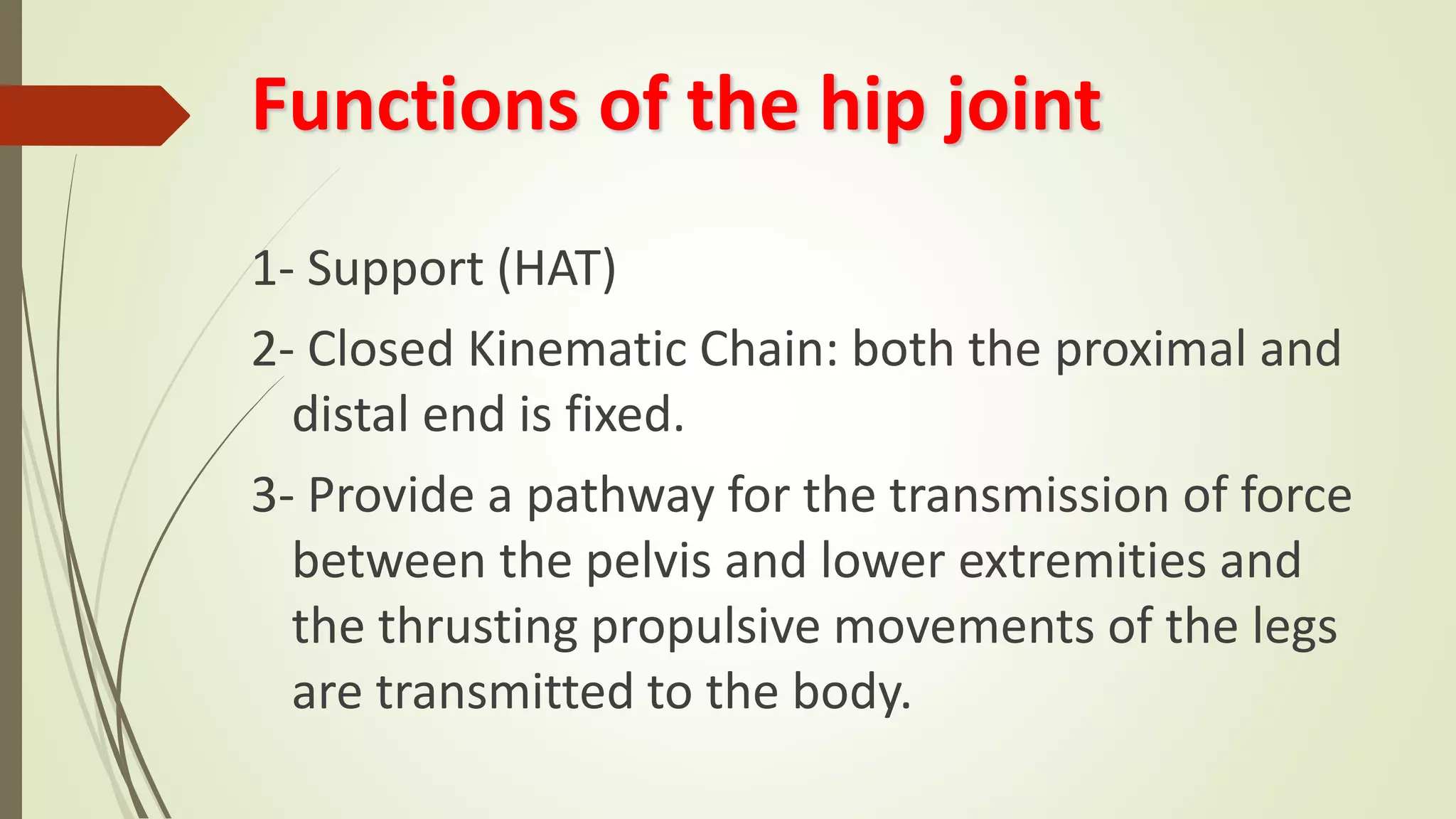 Biomechanics of HIP | PPTX