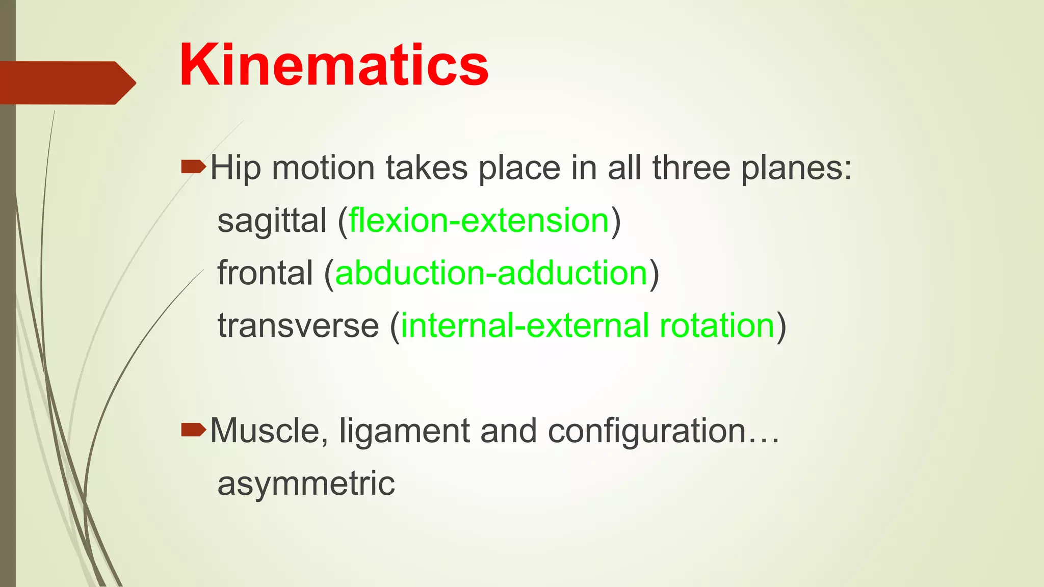 Biomechanics of HIP | PPTX