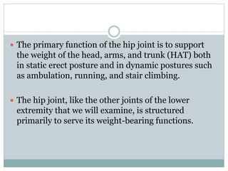 Biomechanics of hip complex 1 | PPTX