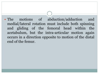 Biomechanics of hip complex 2 | PPTX