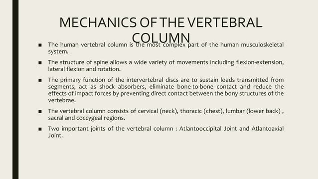 Biomechanics of joints | PPTX