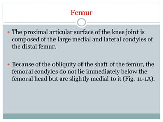 Biomechanics of knee complex 1 | PPTX