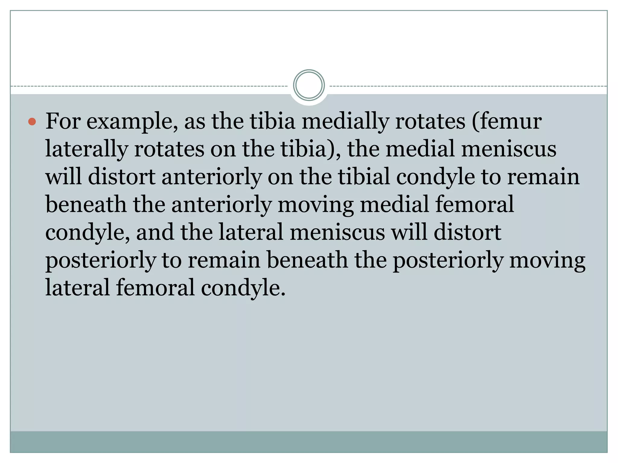 Biomechanics of knee complex 6 tibiofemoral jt function | PPTX