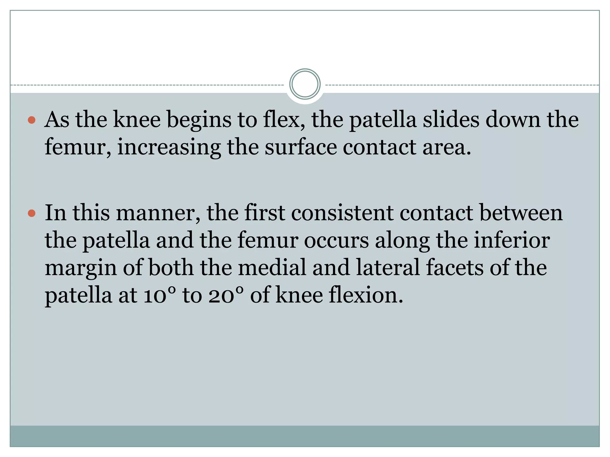 Biomechanics of knee complex 8 patellofemoral joint | PPTX