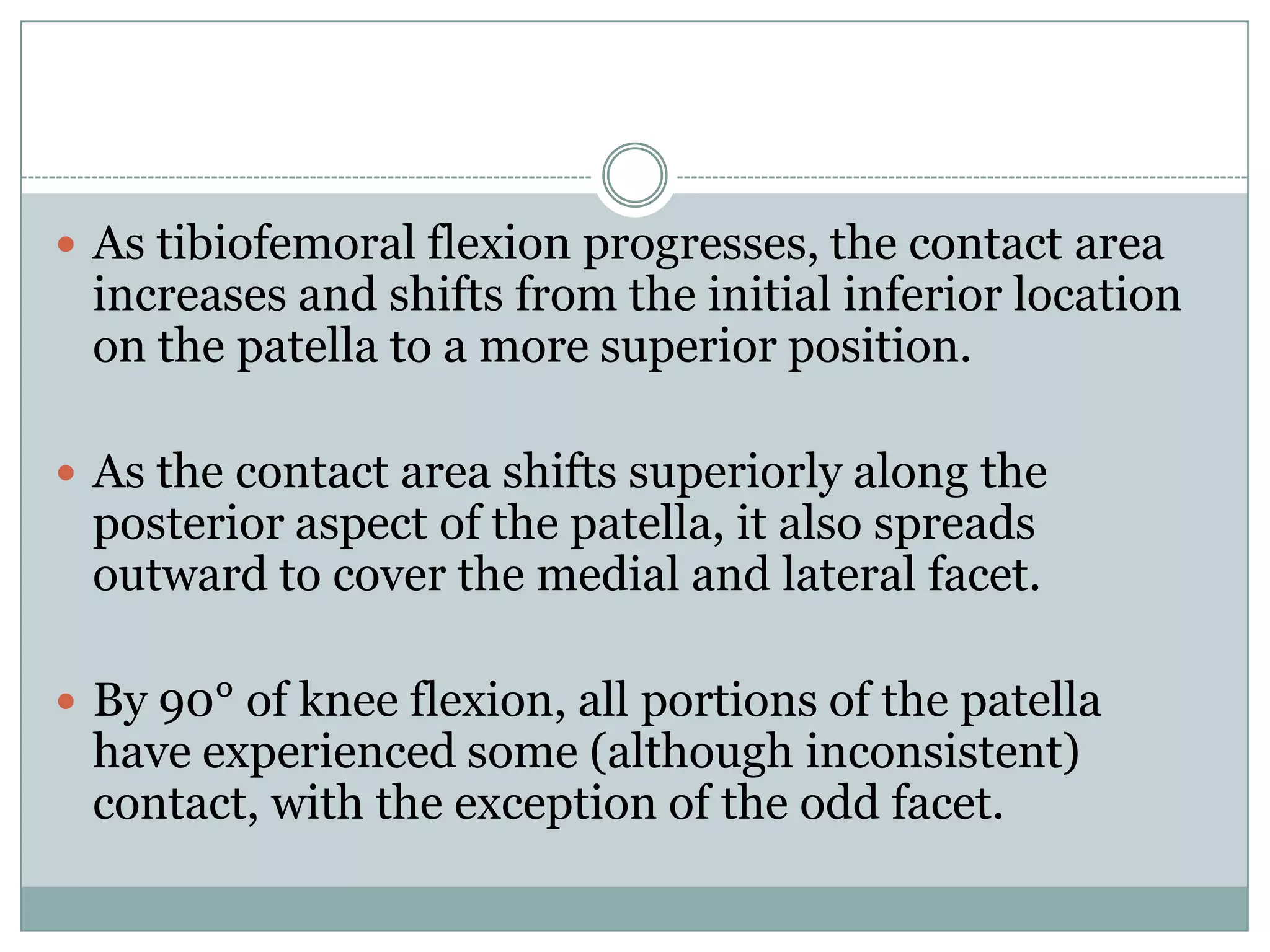 Biomechanics of knee complex 8 patellofemoral joint | PPTX