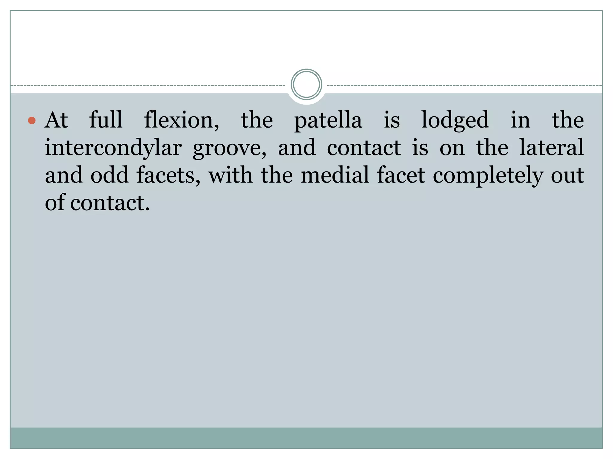 Biomechanics of knee complex 8 patellofemoral joint | PPTX