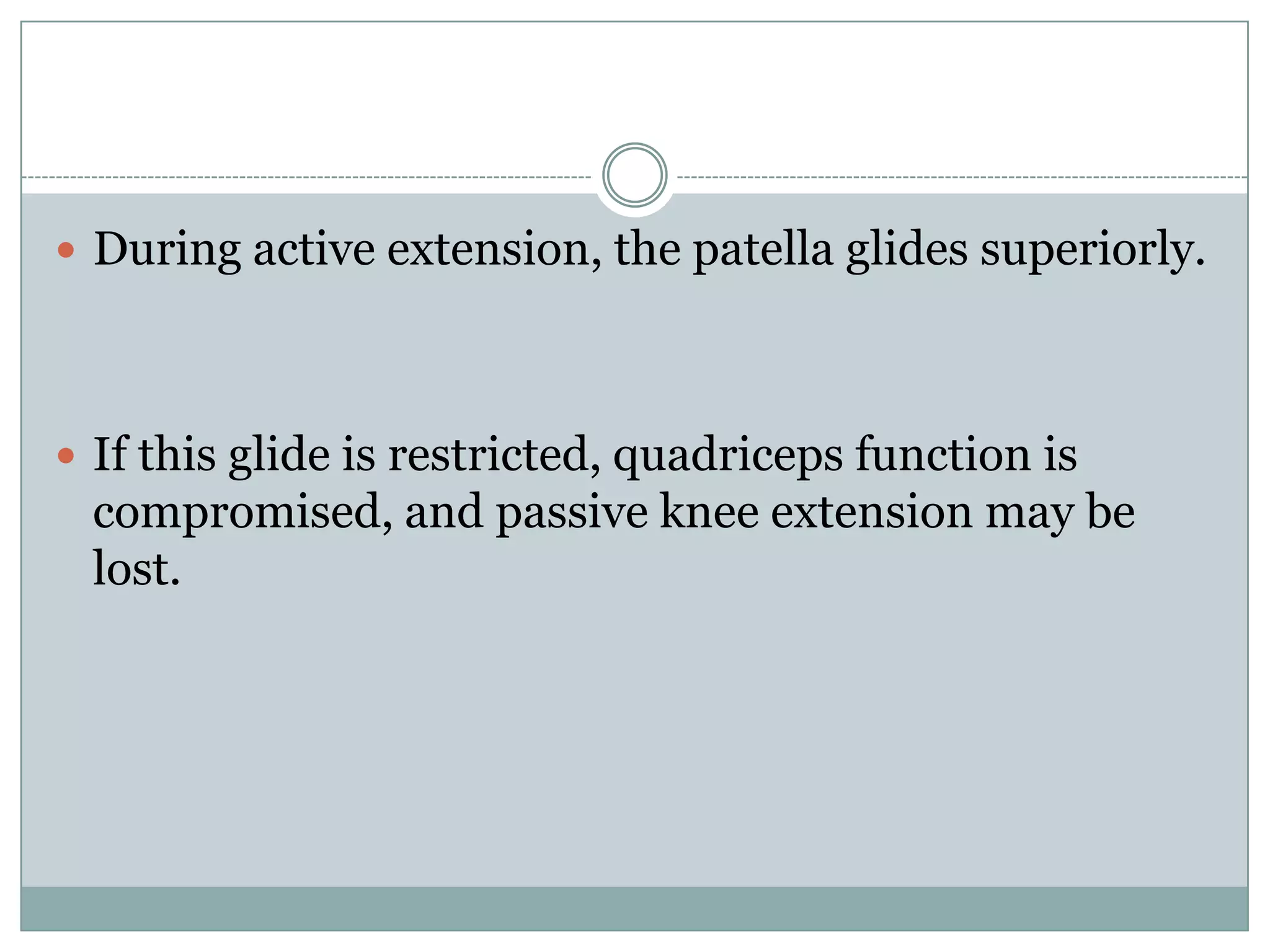 Biomechanics of knee complex 8 patellofemoral joint | PPTX