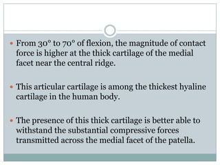 Biomechanics of knee complex 8 patellofemoral joint | PPTX
