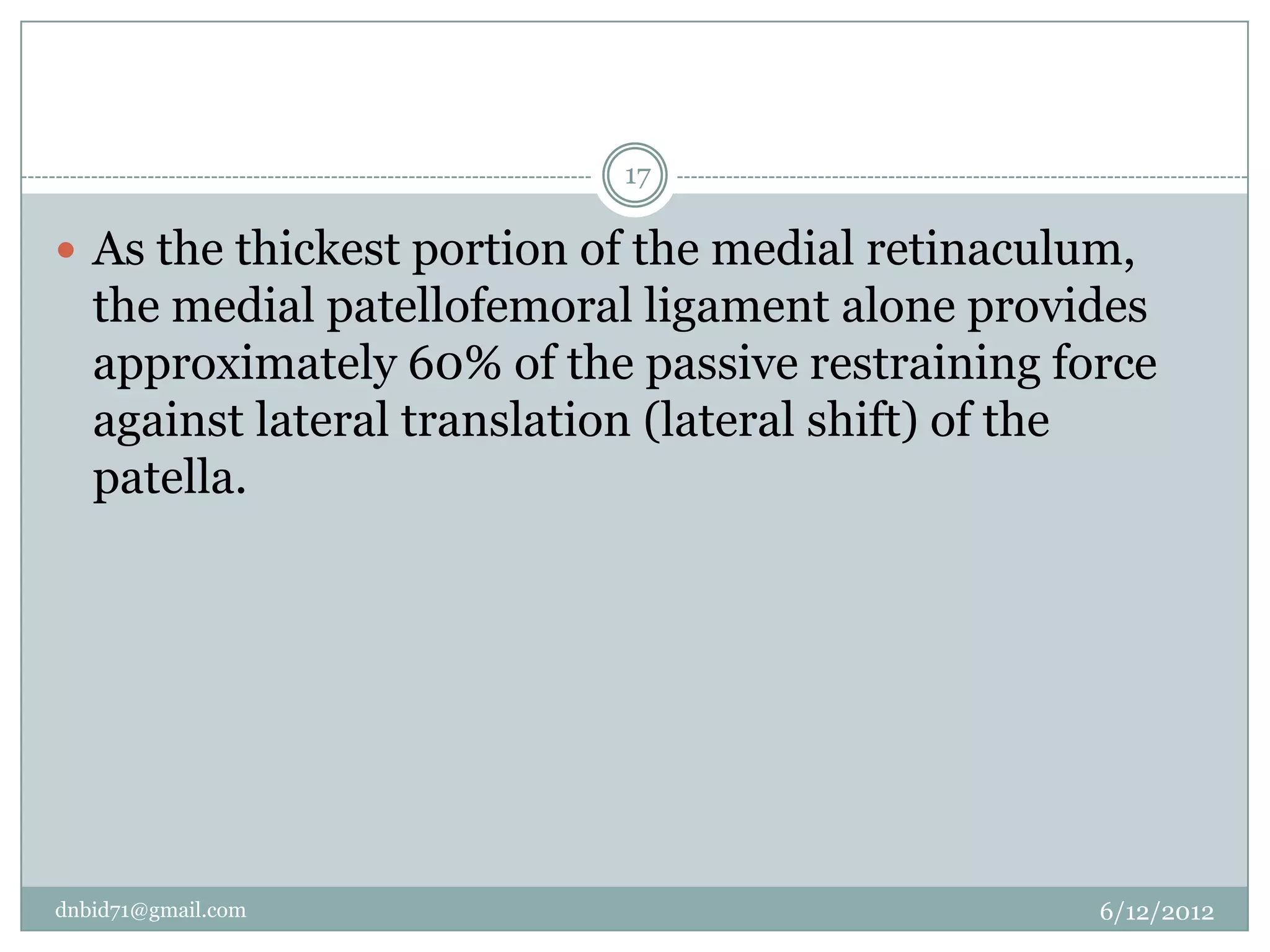 Biomechanics of knee complex 9 frontal plane patellofemoral jt ...